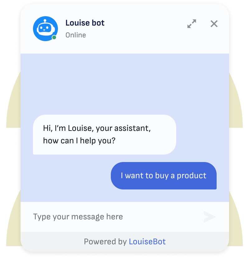 LouiseBot - Easily create your chatbot without coding